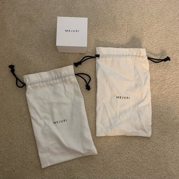 Mejuri | Accessories | Mejuri Bags And Box | Poshmark